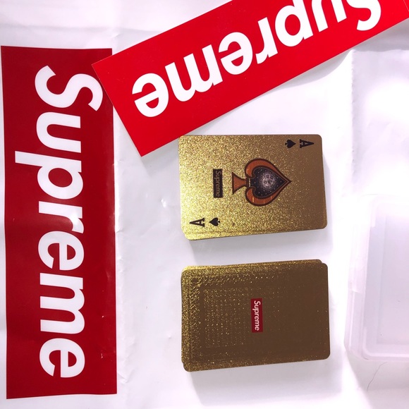 Supreme | Accessories | Supreme Gold Cards | Poshmark